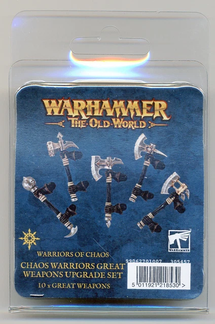 CITADEL WARHAMMER WARRIORS Of Chaos Great Weapons Upgrade Set £6.35 ...