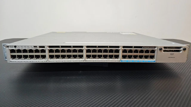 CISCO WS-C3850-12X48U-S V02 Catalyst 3850 48 Port UPOE Switch /w C3850-NM-Blank $450.00 ...