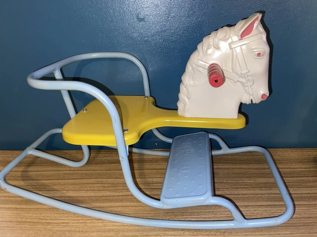VINTAGE 1960'S TRIANG Metal Child's Rocker Rocking Gee Gee Horse $47.18 ...
