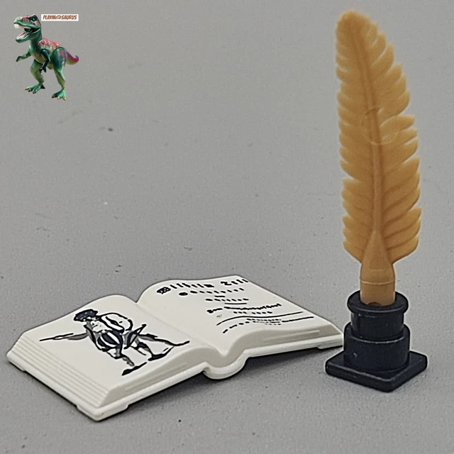 PLAYMOBIL PLUMA DE escritura-tintero-libro-escritor-poeta-filosofo ...