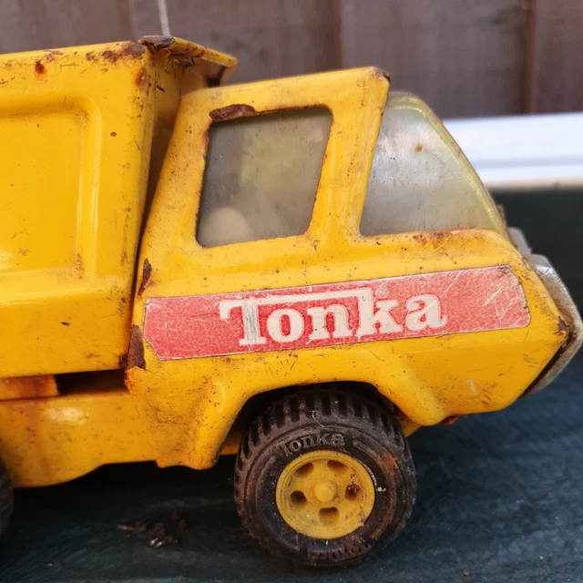 RARE RETRO VINTAGE Tonka truck Tonka tipper truck RESTORATION PROJECT £ ...