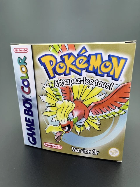 BOITE JEUX GAMEBOY Pokemon Version Or FR Game Boy + Plateau Cale EUR 14 ...