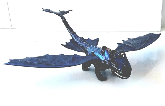 TOOTHLESS FIGURE 2013 Wing Span 23" How to Train Your Dragon 2 Spin ...