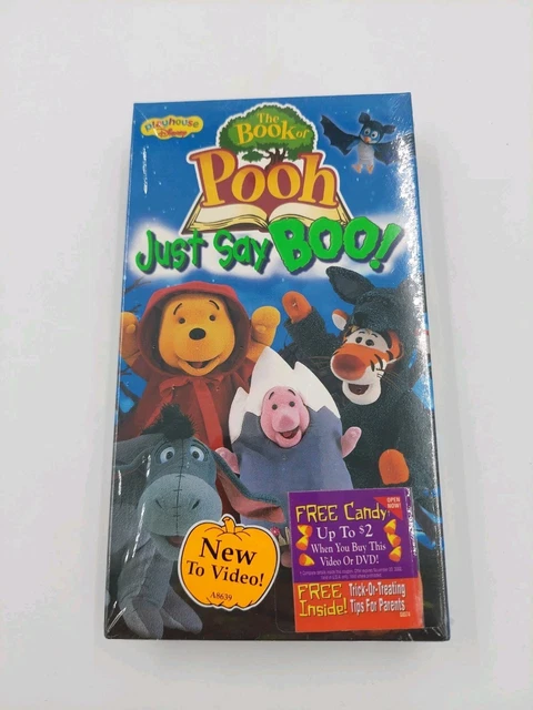THE BOOK OF Pooh Just Say BOO VHS Disney Playhouse Halloween (250070) £ ...