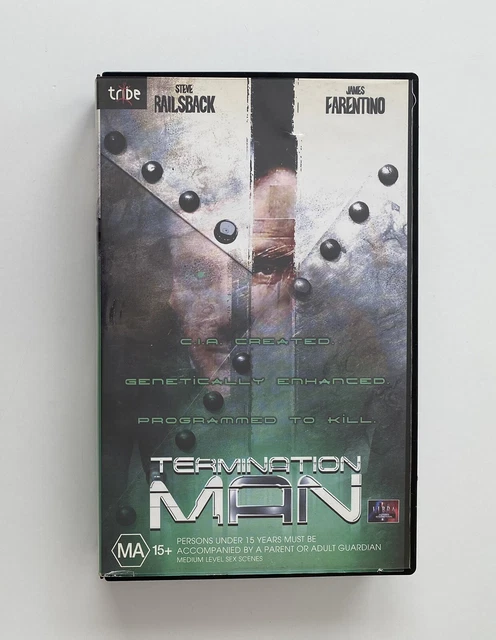 TERMINATION MAN [VHS] Tribe Video Big Box Ex-Rental Tape Fred Gallo ...