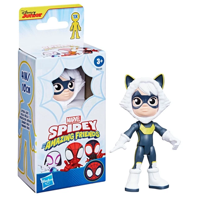 FIGURINES MARVEL SPIDEY and his AMAZING FRIENDS black cat, Iron man ...
