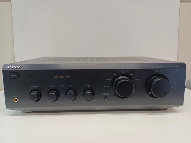 SONY INTEGRATED STEREO Amplifier TA-FE200 Super Legato Linear Working £ ...