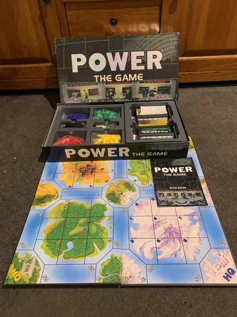 RARE VINTAGE 1996 Power The Board Game by Spears games complete, VGC ...
