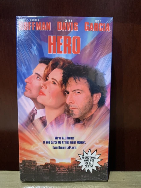 HERO VHS 1992 Dustin Hoffman, Geena Davis, Andy Garcia neuf scellé rare ...