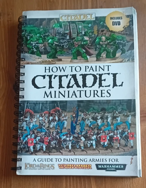 HOW TO PAINT Citadel Miniatures. Book and CD painting guide. Games ...