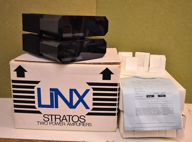 LINX STRATOS AMPLIFIERS - Pair of Hi-End Mono Blocks 120W - £495.00 ...