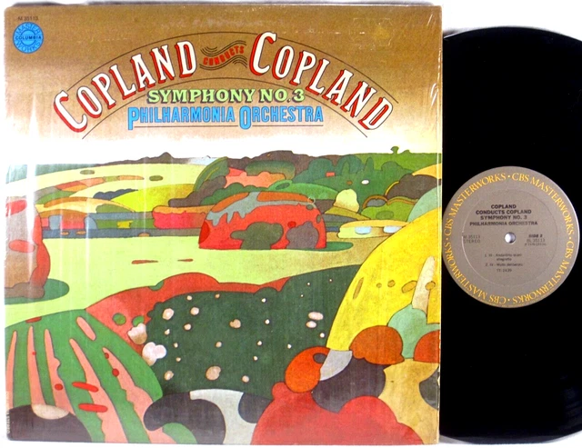 COLUMBIA MASTERWORKS COPLAND dirige la Copland Symphony #3 SHRINK M ...