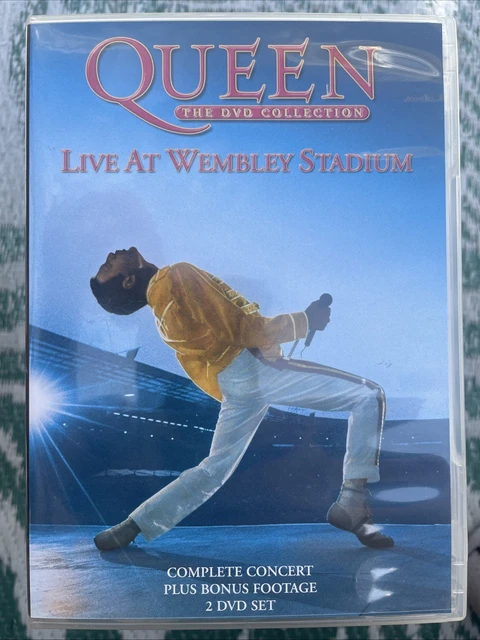 QUEEN - LIVE At Wembley Stadium DVD Freddie Mercury 2003 Booklet ...