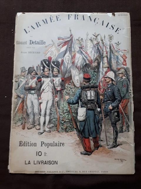 L' ARMEE FRANCAISE. Livret N° 1. Edouard Detaille. 1900 EUR 20,00 - PicClick FR