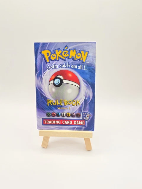POKEMON TRADING CARD Game RuleBook Version 3 Base Set 1999 Wizards of ...