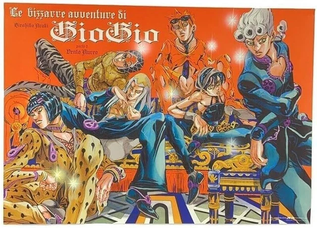 POSTER ANIME B2 Jojo's Bizarre Adventure Part 5 Golden Wind Araki ...