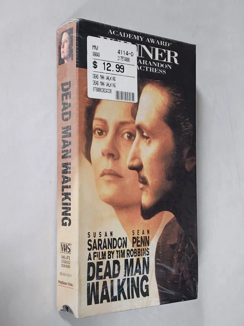 SEALED DEAD MAN Walking Vhs Tape In Box Sean Penn Susan Sarandon 1996 ...