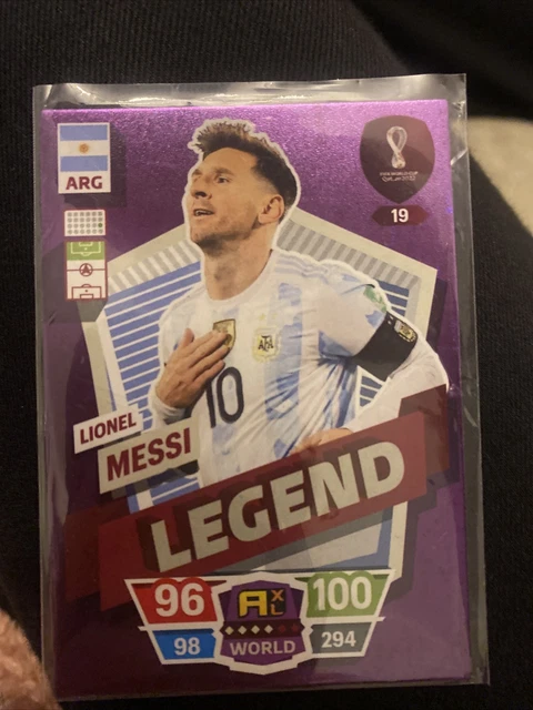 LIONEL MESSI PANINI fifa World Cup Qatar 2022 Lionel Messi Legend Card ...