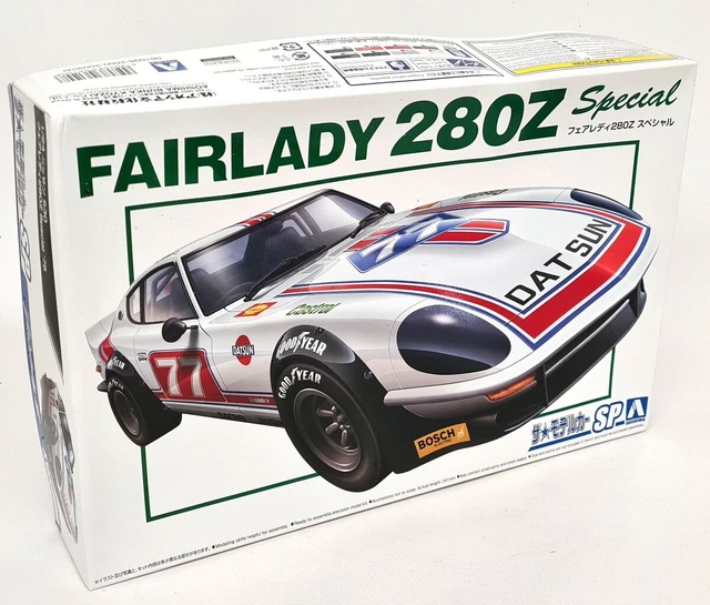 AOSHIMA 1/24 DATSUN 280Z Fairlady Special S20 1975 Build Yourself Model ...