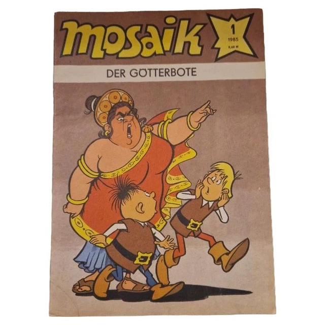 MOSAIK COMIC HEFT 1 DDR 1985 Götterbote Retro Cartoon Deutsch EUR 6,95 ...