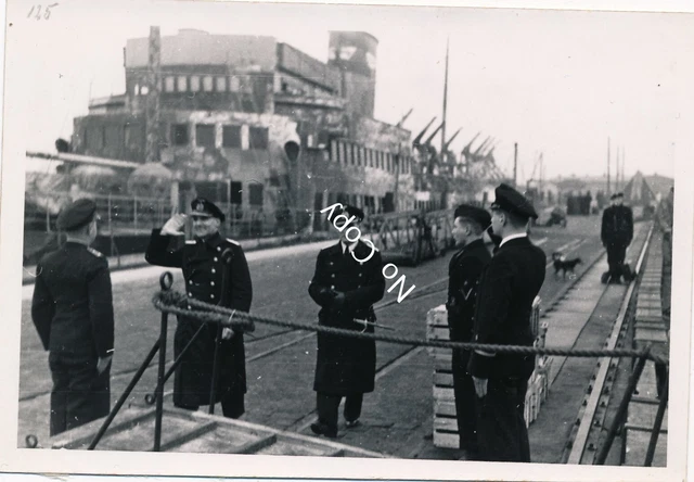 FOTO WK2 KRIEG Marine Kapitän Eggers macht Meldung X188 EUR 37,90 ...