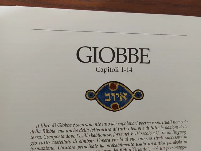 LA BIBBIA PER la famiglia. Fascicolo Giobbe 1-14 EUR 2,50 - PicClick IT