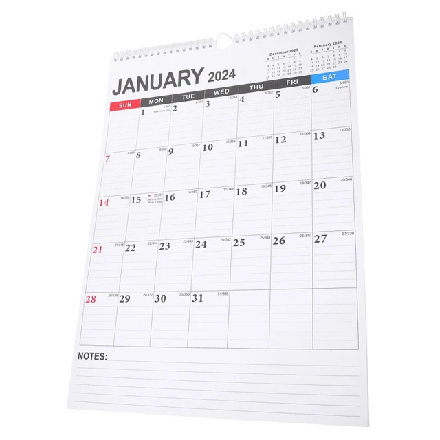 COUNDOWN CALENDRIER CALENDRIER mural anglais Calendrier mensuel ...