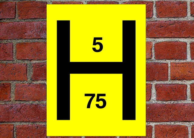 FIRE HYDRANT MARKER sign or self adhesive vinyl sticker FEQ12 ...