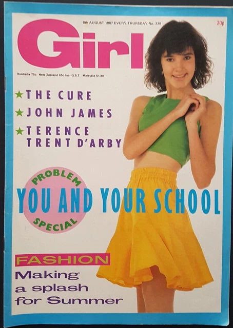 GIRL MAGAZINE 8 August 1987 - Terence Trent D'Arby, The Cure, John ...