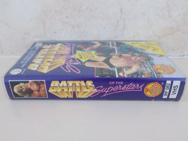 WWF BATTLE OF The Superstars Wrestling Vhs Video Tape Wwe Pal Uk 1992 £ ...