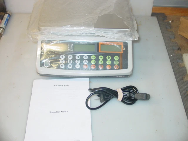 DIGITAL COUNTING SCALE 3 LCD Screen, Counting Scale, 7 lb, New 1g-30kg ...