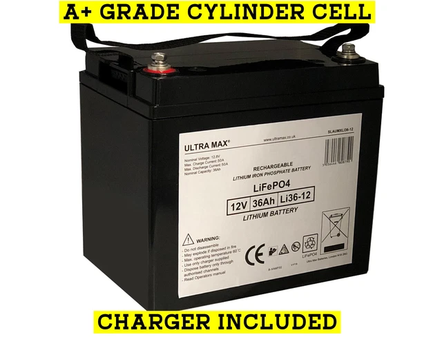 PEG PEREGO BOB The Builder 35525 12V 36Ah Ride-On Toys Replacement Li ...