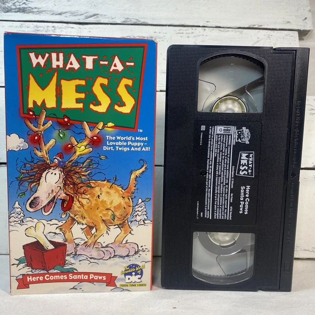 WHAT A MESS Here Comes Santa Paws VHS Video Tape Christmas DIC £5.60 ...