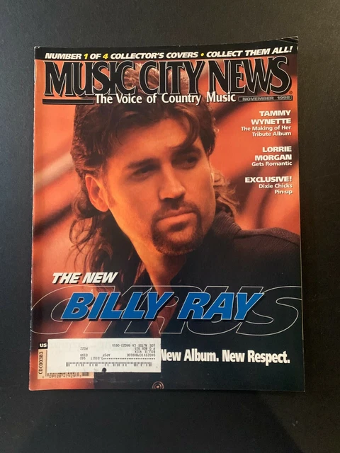 MUSIC CITY NEWS Magazine November 1998 Billy Ray Cyrus Cover £6.60 ...