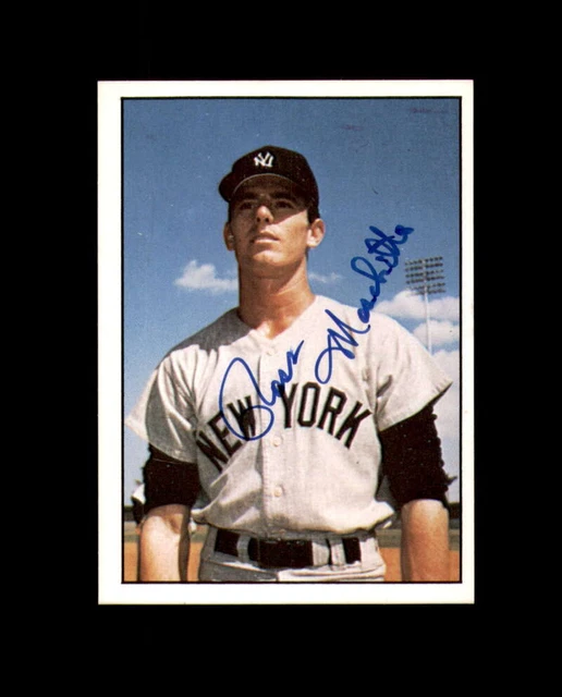 AUTOGRAPHE ROSS MOSCHITTO signé 1981 TCMA années 1960 Yankees de New ...