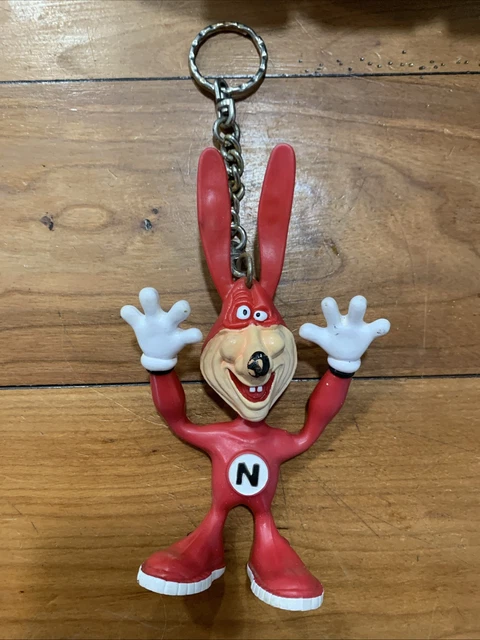 VINTAGE 1986 DOMINO'S PIZZA NOID 6" BENDY BENNDABLE FIGURE Key Chain £ ...