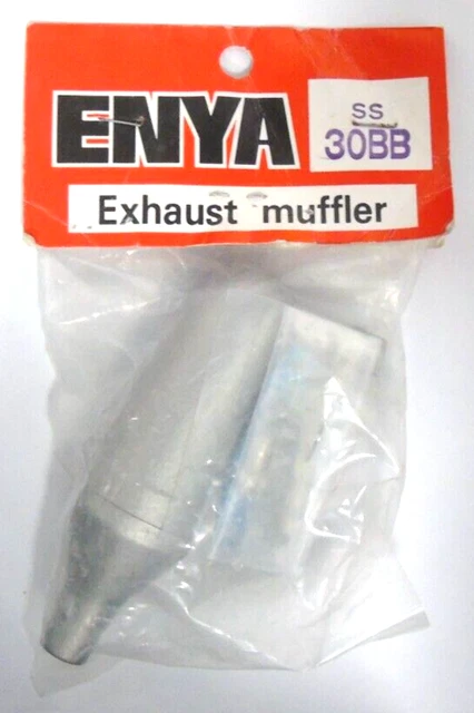 GENUINE ENYA EXHAUST Muffler For SS 30BB Engine Vintage Parts New L-SSM250 £15.99 - PicClick UK