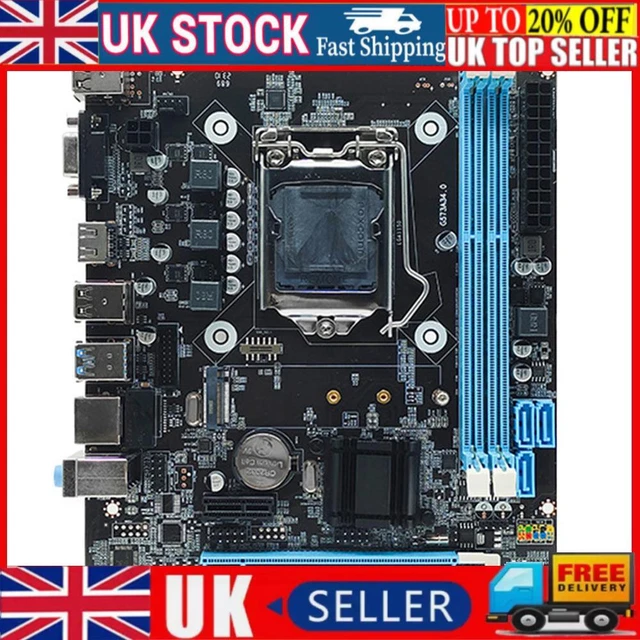 H81 MOTHERBOARD SUPPORT SATA 3.0 2.0 Micro-ATX LGA1150 Desktops ...