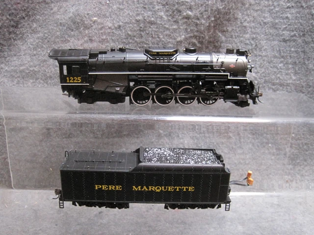 BACHMANN PERE MAQUETTE 2-8-4 Berkshire Steam Loco & Tender #1225 DCC in ...