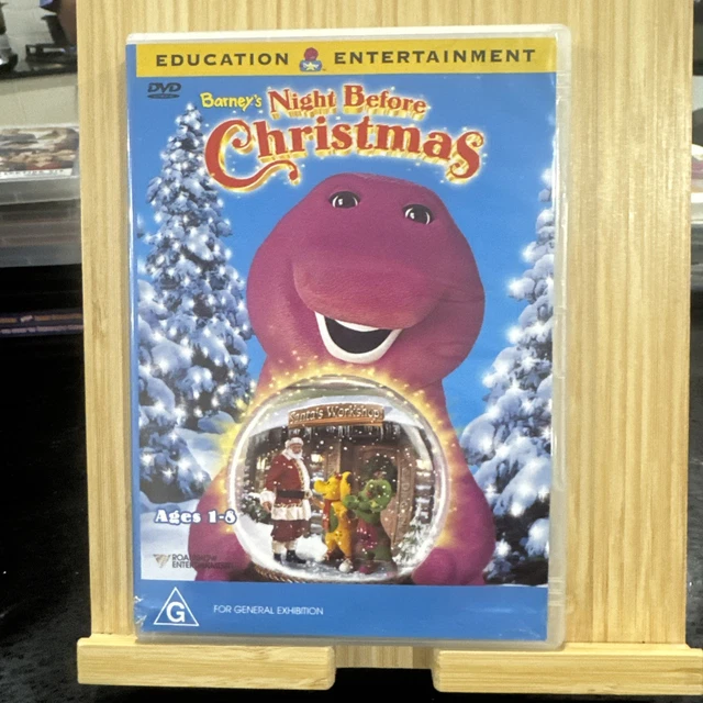 BARNEY'S NIGHT BEFORE Christmas (DVD, 1999) Region 4 PAL $30.00 ...