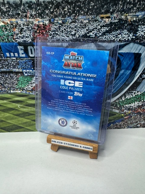 TOPPS MATCH ATTAX 2025/26 2026 Cole Palmer Ice Cold Ultra Rare Card 1: ...