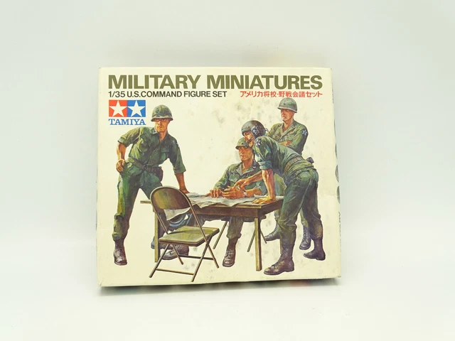 TAMIYA MAQUETTE 1/35 Militaire Army - US Command Figure Set EUR 20,00 ...