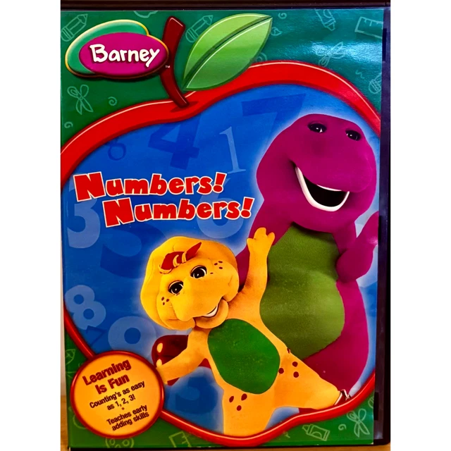 BARNEY NUMBERS! NUMBERS! (DVD, 2004) Children Hit Entertainment*NW1 $6. ...