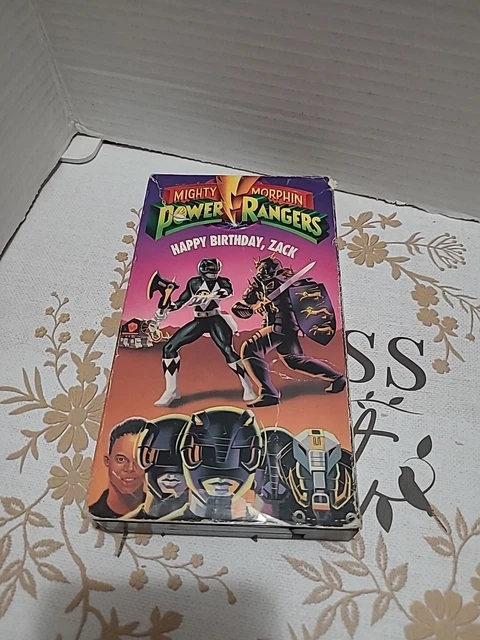 MIGHTY MORPHIN POWER Rangers: Food Fight Video Vhs E Buon Compleanno ...