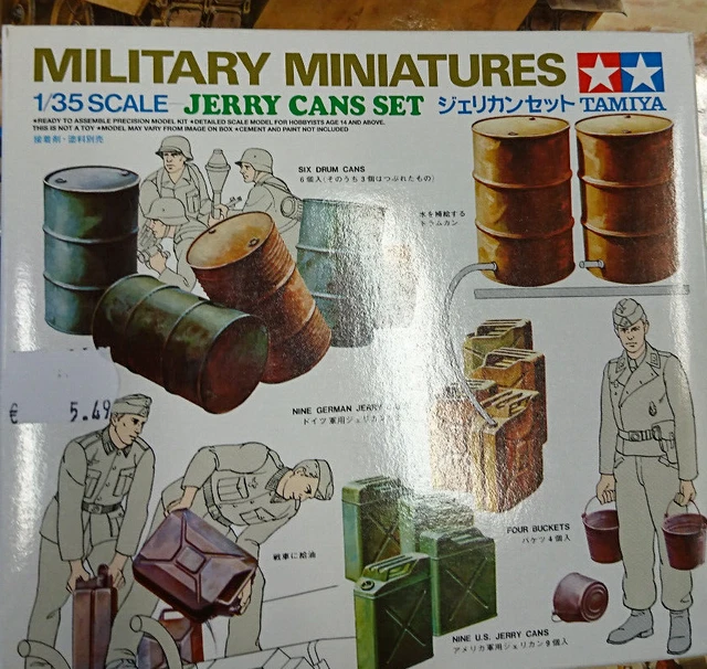 TAMIYA 1/35 35026 (MM-26) JERRY CANS OVP EUR 3,00 - PicClick DE