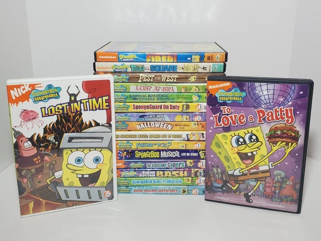 NICKELODEON SPONGEBOB SQUAREPANTS Dvd Spongebob Goes Prehistoric $6.65 ...