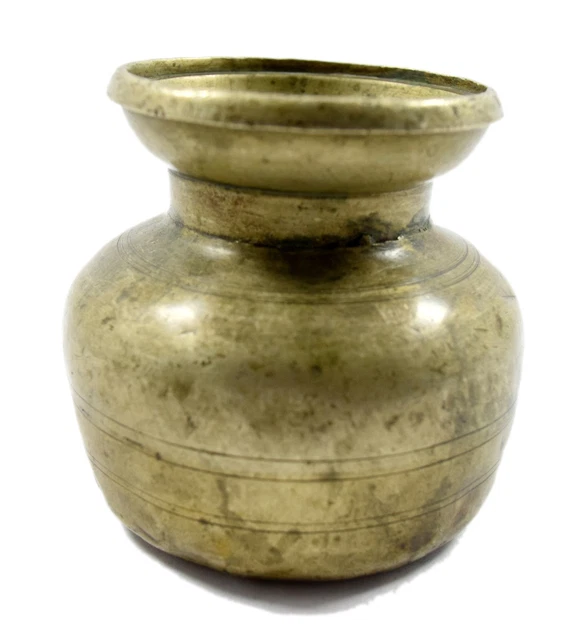 VINTAGE INDIAN KITCHENWARE Water Pot German silver Old indian lota. i40 ...
