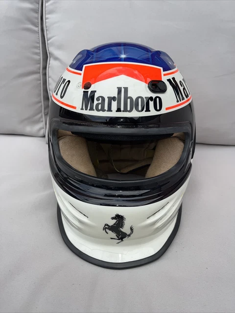 MICHAEL SCHUMACHER CRASH Helmet, F1, Ferrari, Full Size, New Picture £ ...