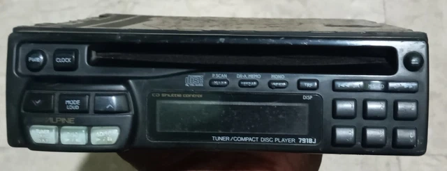 RARE OLD SCHOOL Alpine 7918J Copper Chassis car CD Recover Classic JDM ...