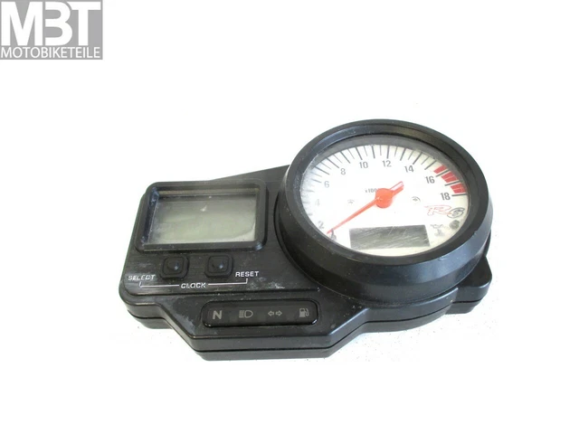 YAMAHA YZF-R6 SPEEDOMETER instrument cluster cockpit 31,600km speedo ...